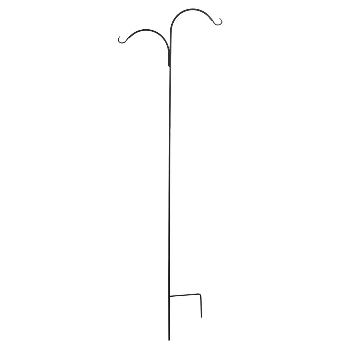 84"Double Offset Forged Crook – Norman's Garden Gallery